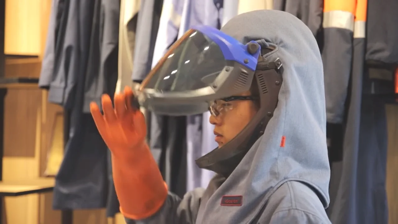 Arc Flash Suit,Protection Clothing Kit,40cal/cm2,4-hrc,Astm F1959,Astm ...