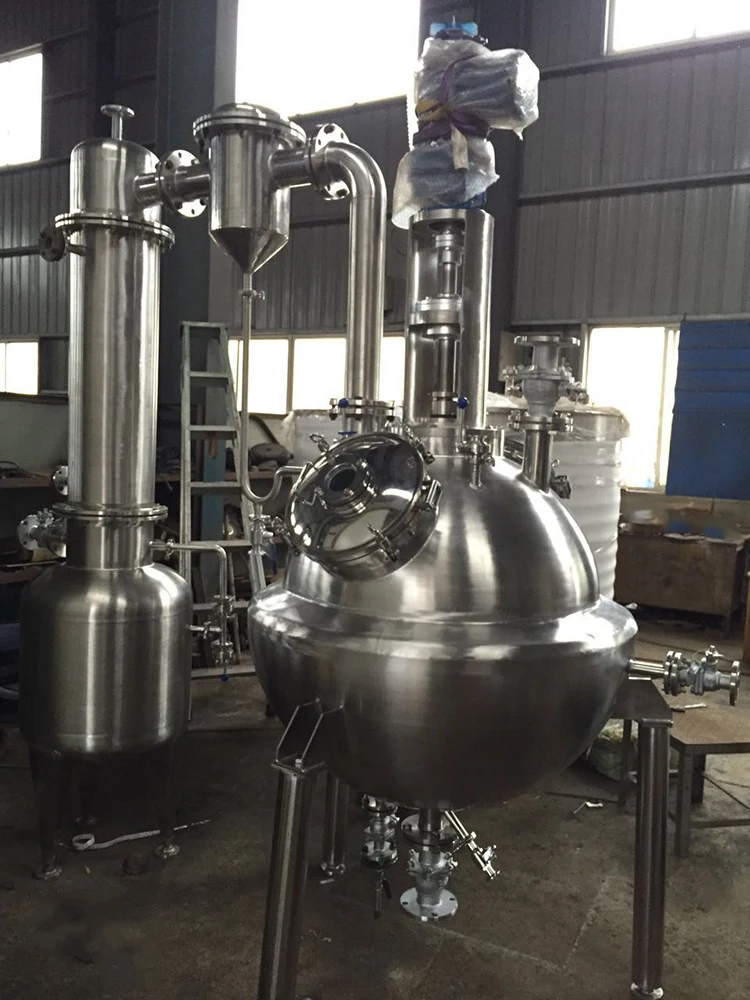 Ball vacuum evaporating alcohol recovery concentrator evaporator ...
