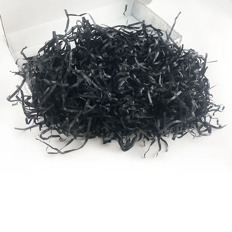 Wholesale Black Shredded Paper for Gift & Craft Uses