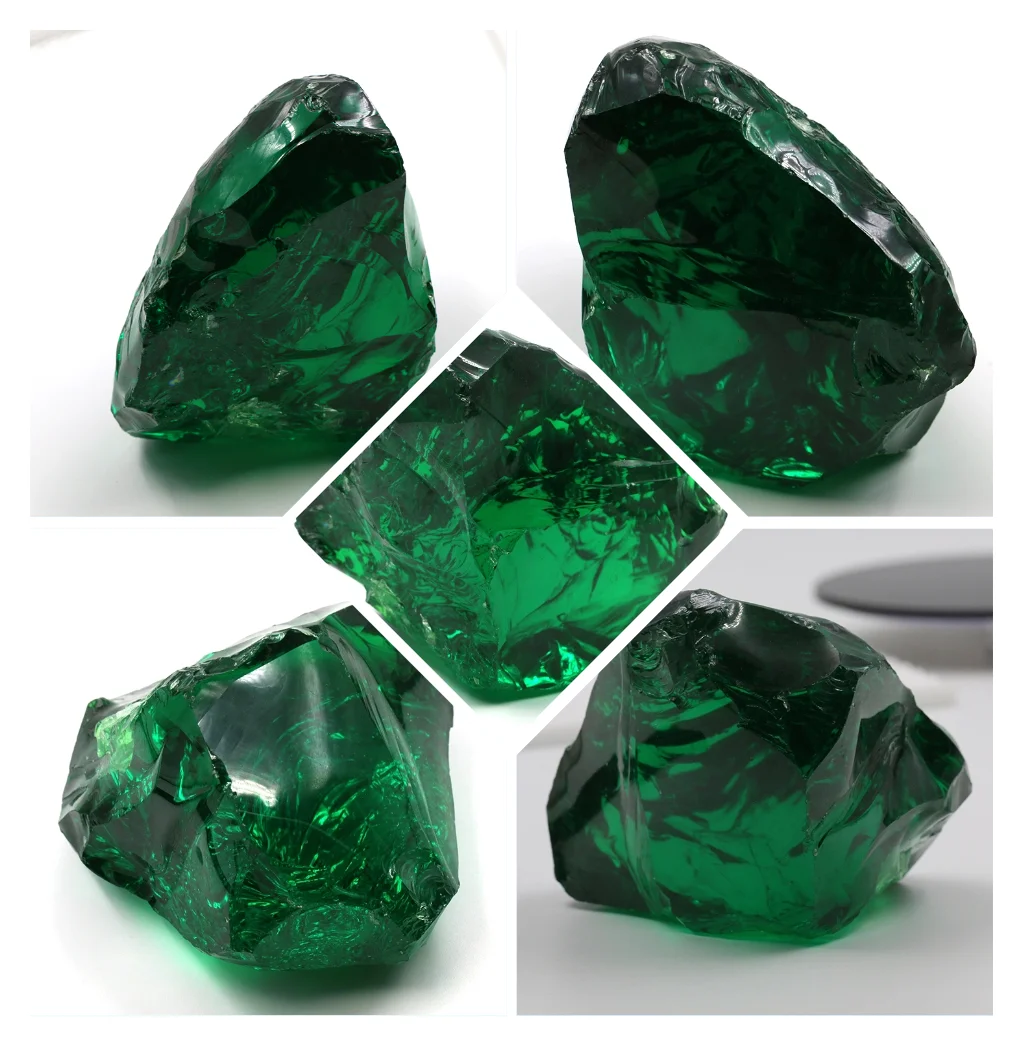 Natural Gemstone Green Garnet Rough Yag Loose Gem Stones Garnet Stone ...