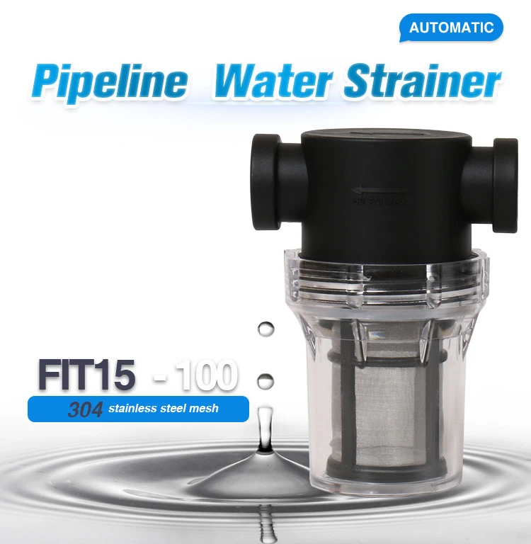 Garden Pond 1/2inch Inline Mesh Strainer Water Pump Filter Irrigation ...