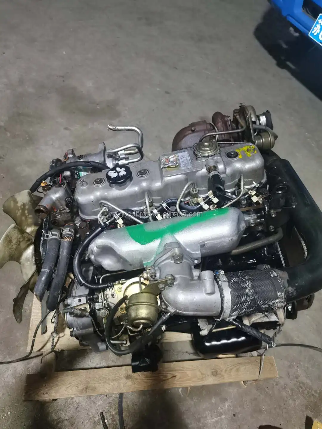 4jb1-t Used Original Intercooled Turbocharger Engine For Isuzu Nkr ...