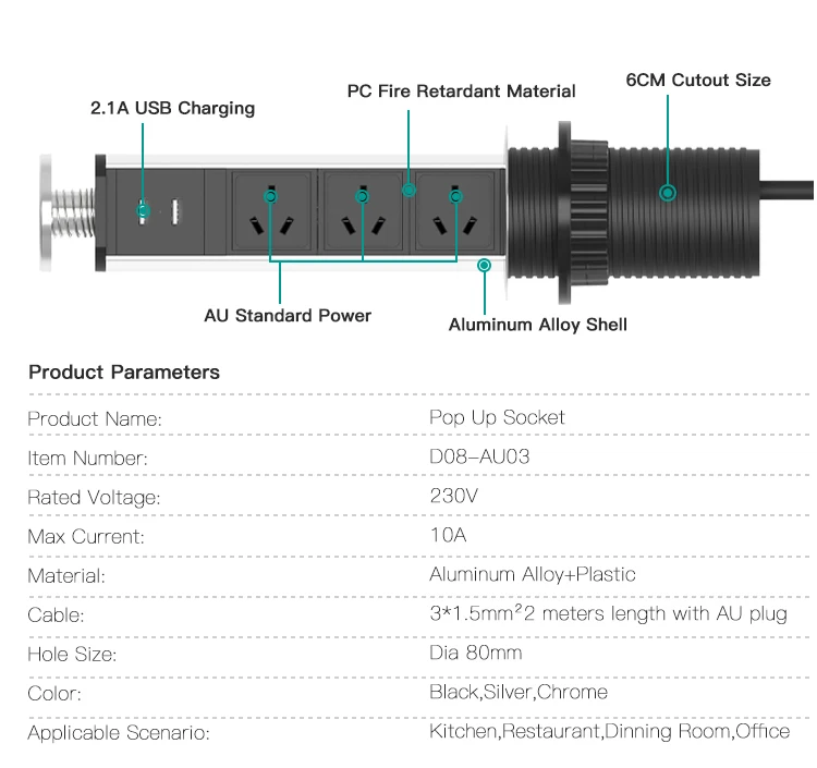 Australia SAA 3-Way Power Socket Outlet - Reliable & Versatile