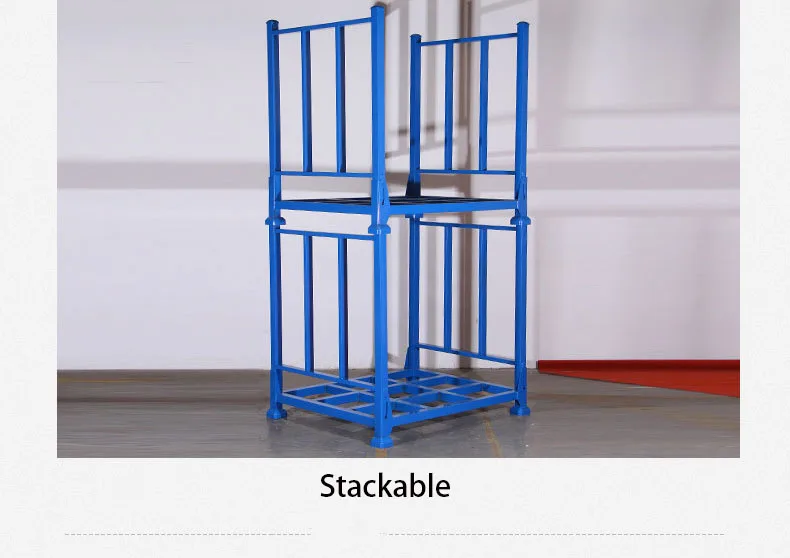 Metal Convenient Foldable Stacking Racks for Warehouse