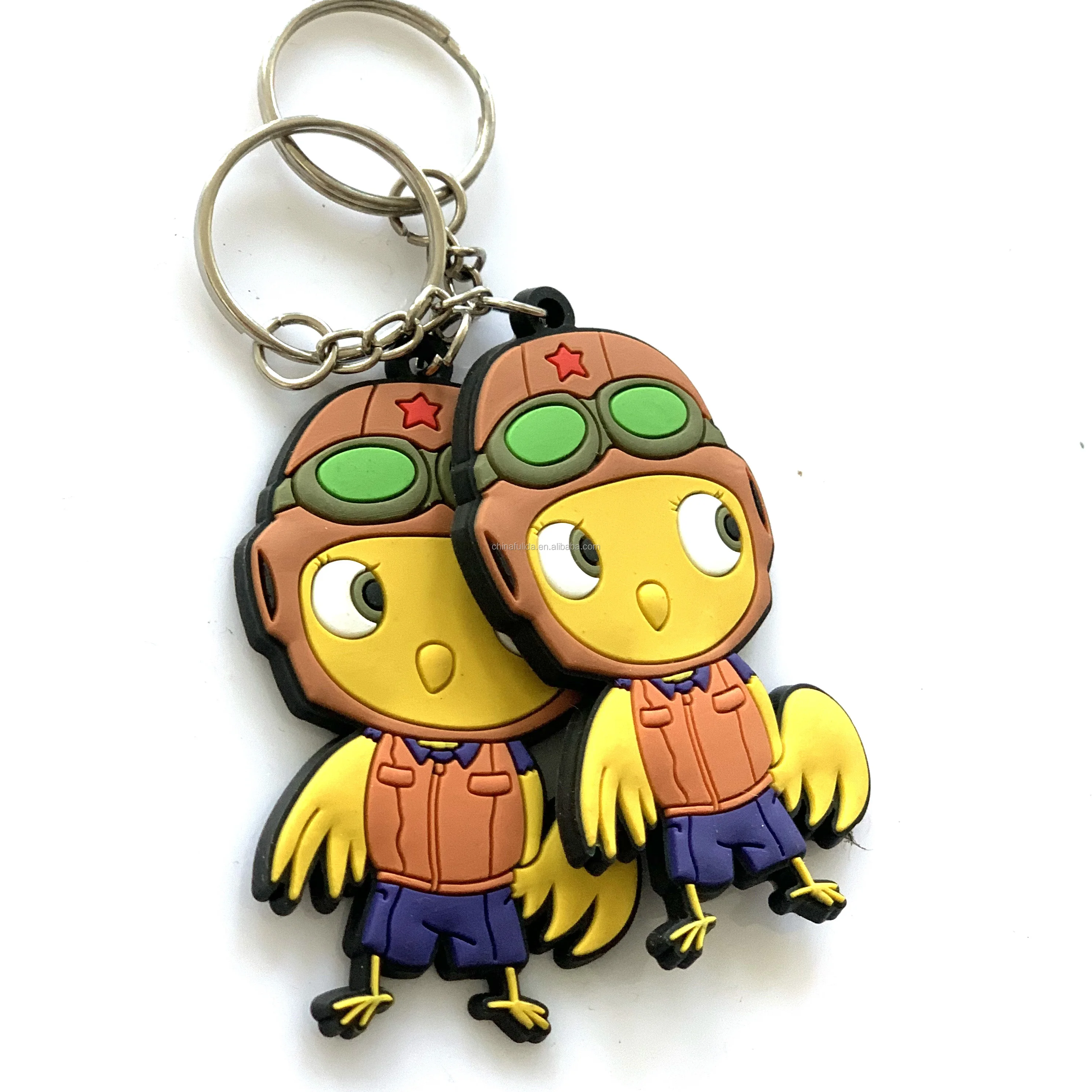 Custom 3d Soft Pvc Keychain Key Chain / Soft Rubber Keychains ...