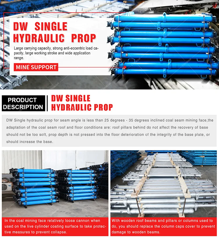 Single Hydraulic Prop DW Mining Suspension Single Hydraulic Prop Mini ...