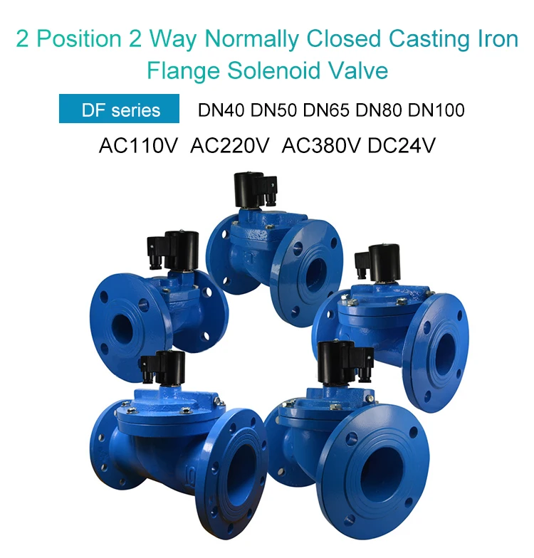 SONGO DC24V DN80 Solenoid Valve - Durable Cast Iron Water Control