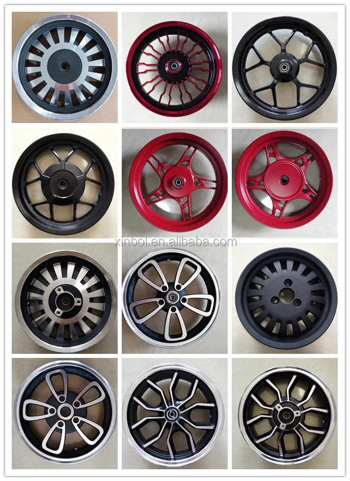 14 Inch Aluminum Alloy Wheel Rim - Tubeless Hub Upgrade