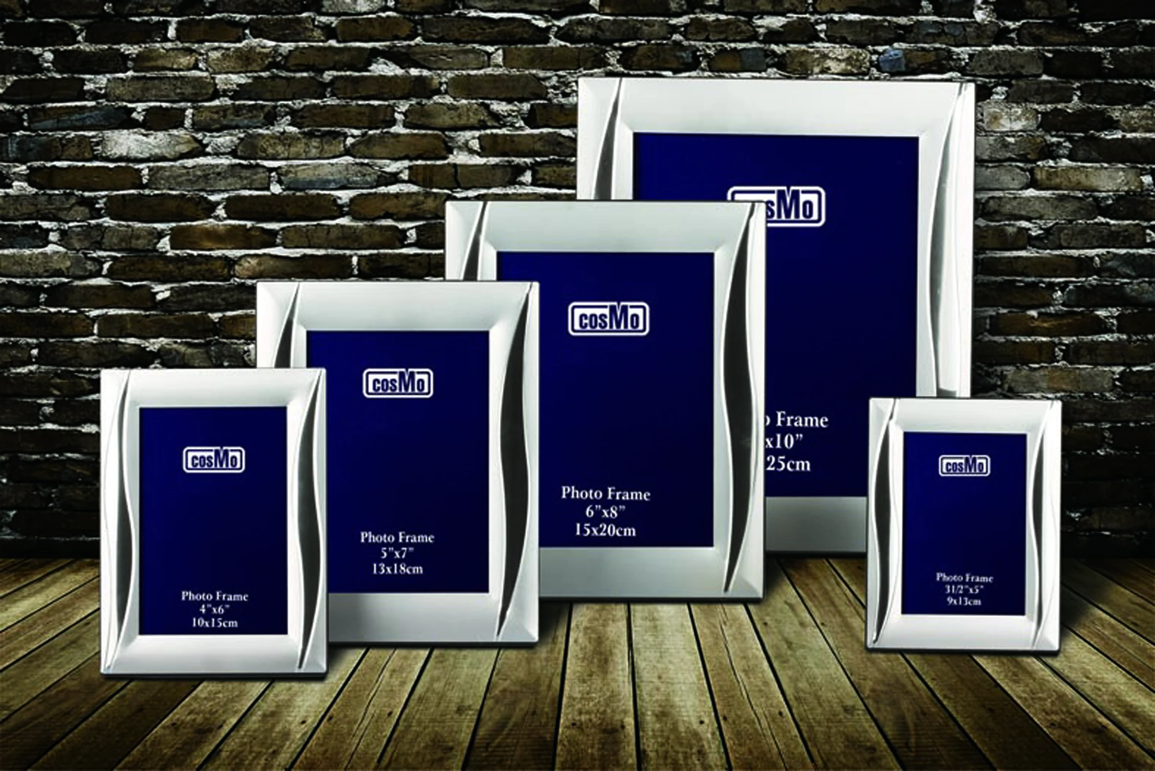 Assorted Designs Silver Plated Metal Mini Photo Frame