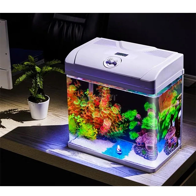 Commercial Customize Size Colorful 30l Glass Bowl Fish Tank Marine ...