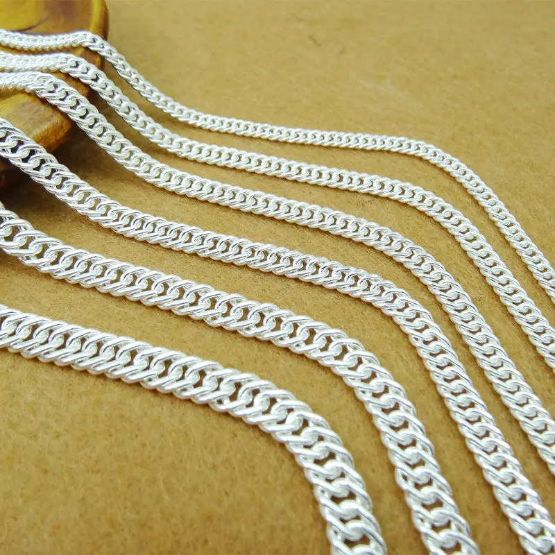 Sterling Silver Curb Chain Necklace Making Machine in Roll