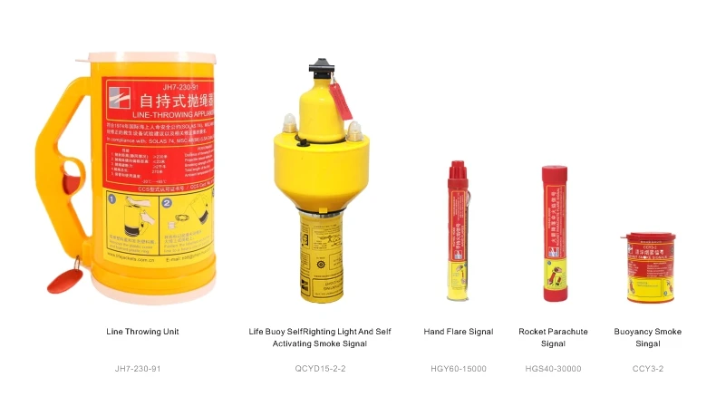 Buoyant Smoke Signal Pyrotechnic Red Hand Flare CCS/EC