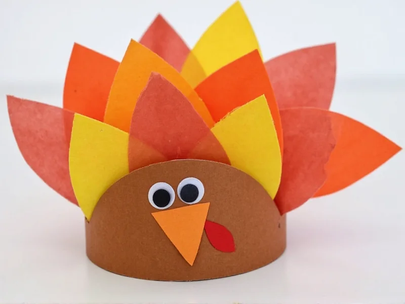 Easy Turkey Hat Craft: No-Sew Thanksgiving Fun