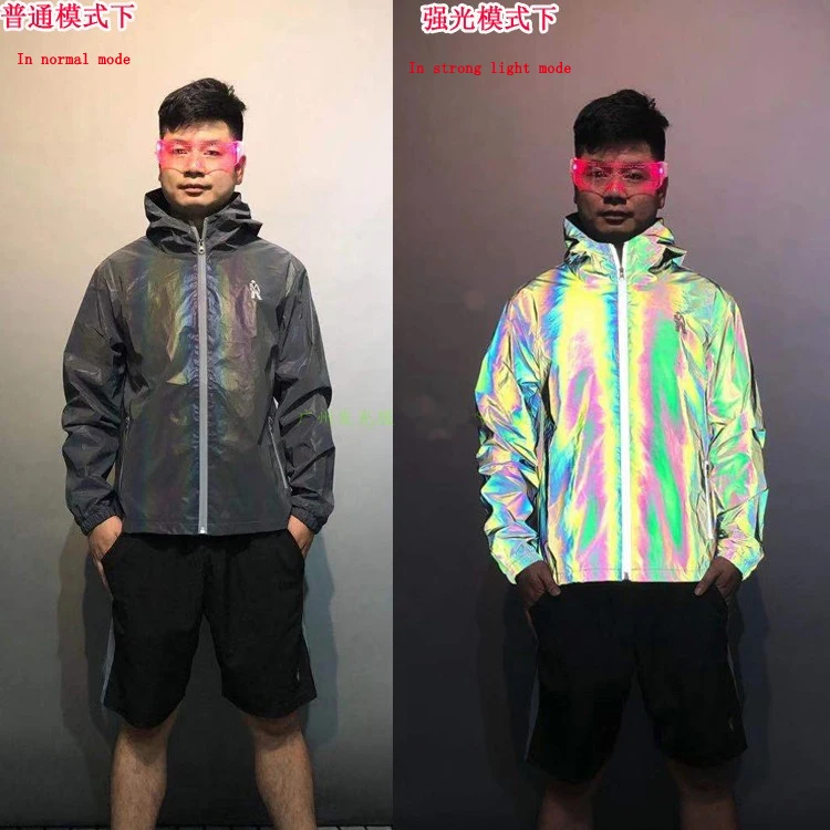 High Quality LED Jacket - Colorful Reflective Clothing