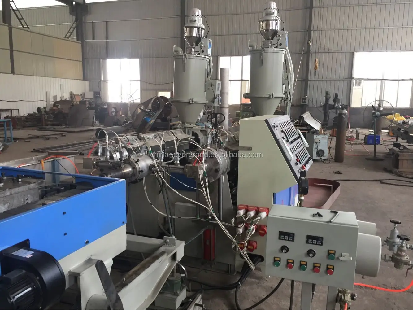 Double Wall Hdpe Corrugated Pipe Extruder Line Double Wall Corrugated ...