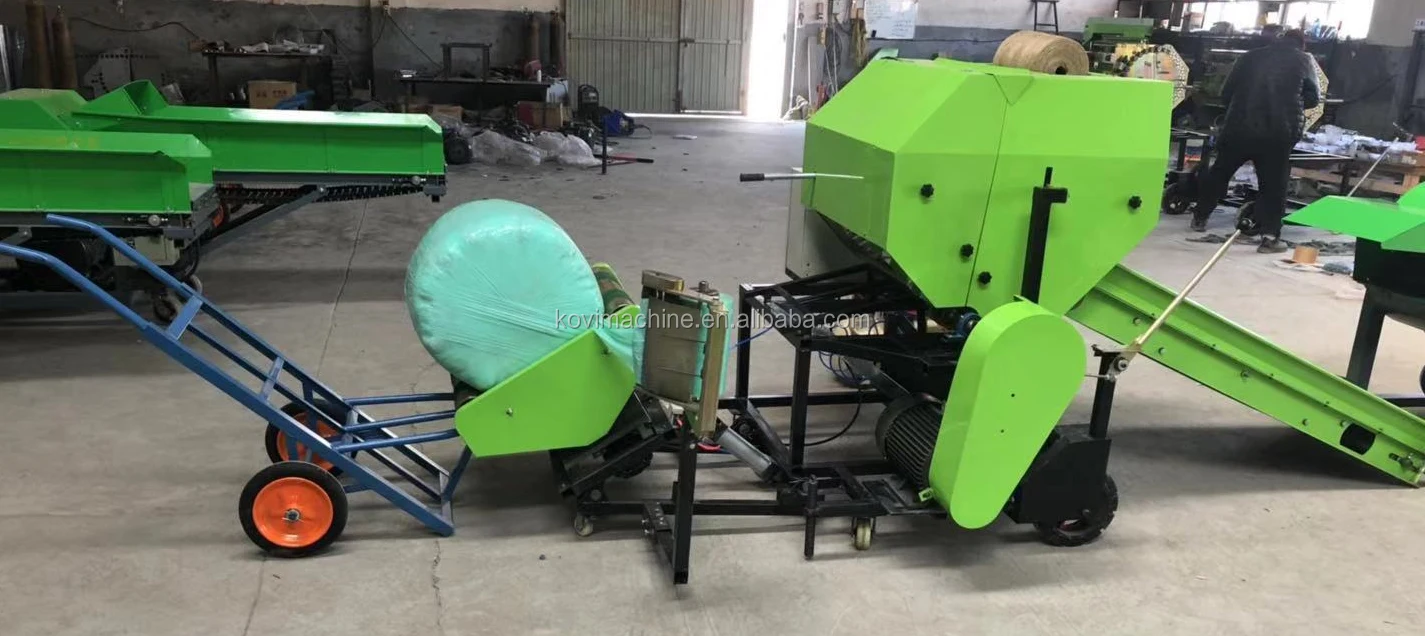 Best Price 50kg Silage Round Baler Wrapper Peanut Straw Baler Packing ...