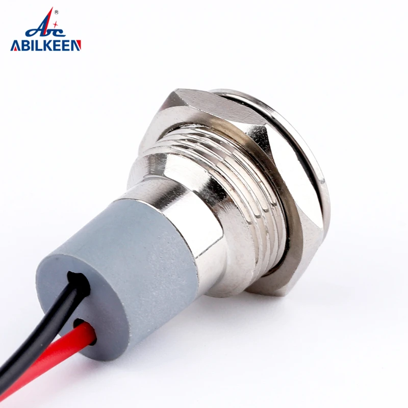 5mm 3 Color Metal Led Indicator Light With Ece,12v Signal Pilot Lamp ...