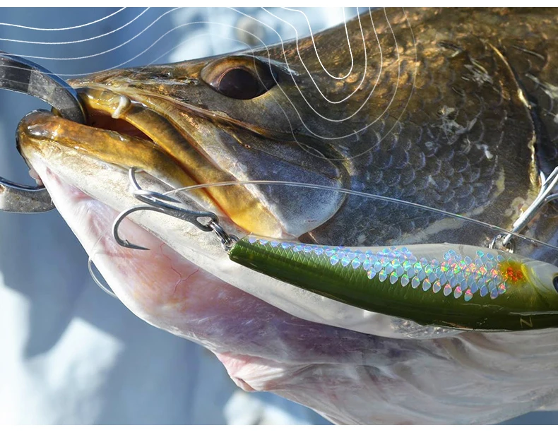 Mustad Triple 7X Hooks - Durable Sea Fishing Tackle