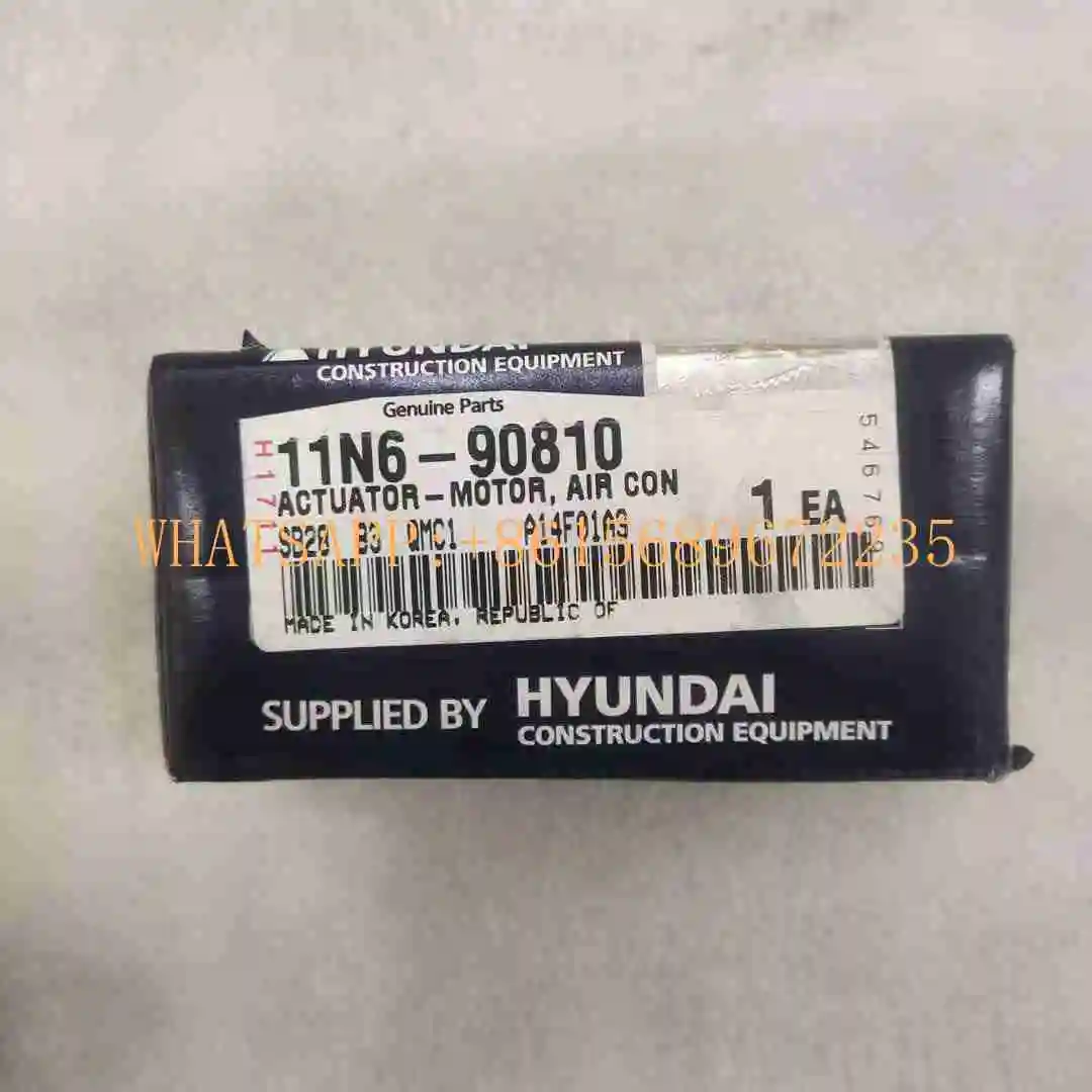 Excavator Ac Actuator Motor 11n6-90810 Untuk Excavator R140w7 R160lc7 ...