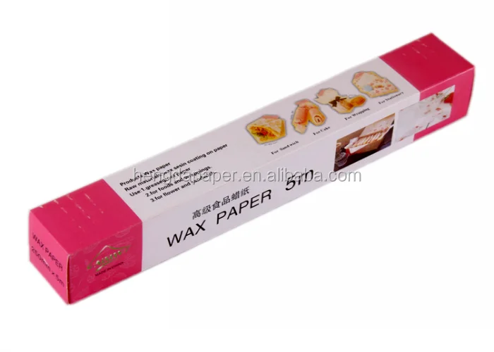 Food Grade Paraffin Wax Coated Paper - Moisture Proof