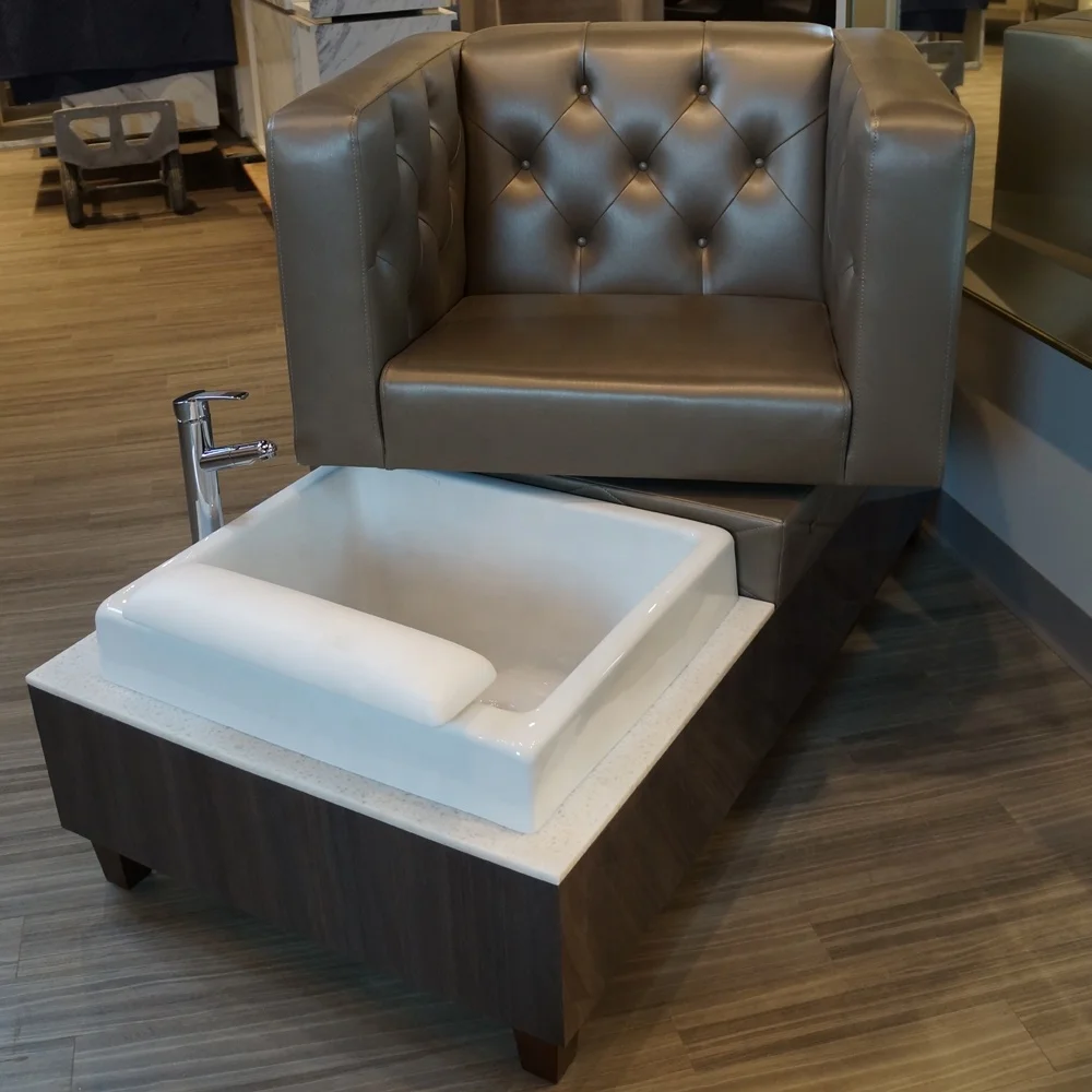 Modern Luxury White Leather Manicure Pedicure Chair Single Simple ...