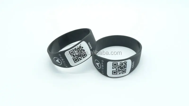 Custom QR Code Silicone Bracelets - Perfect for Advertising