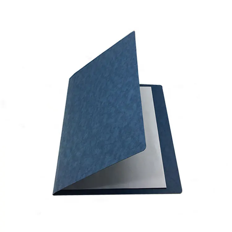 Customized A4 Size Dark Blue Cardboard Manila Binder File Folder With ...