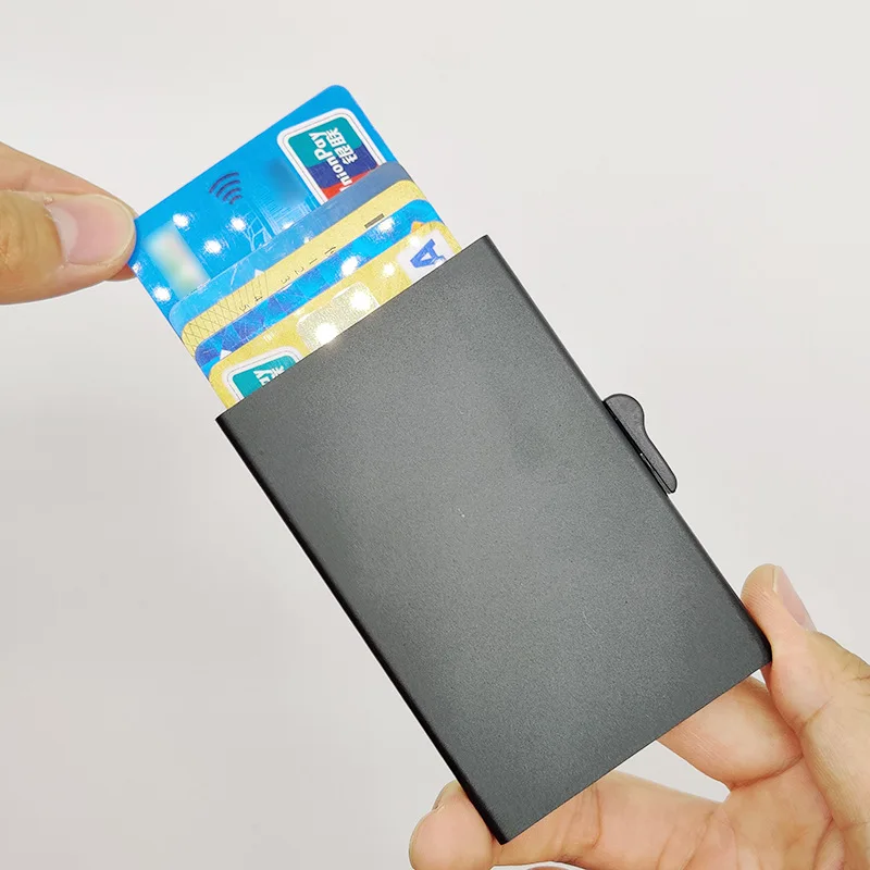 2020 New Design Multi Atm Card Holder Pop Up Aluminum Rfid Blocking ...