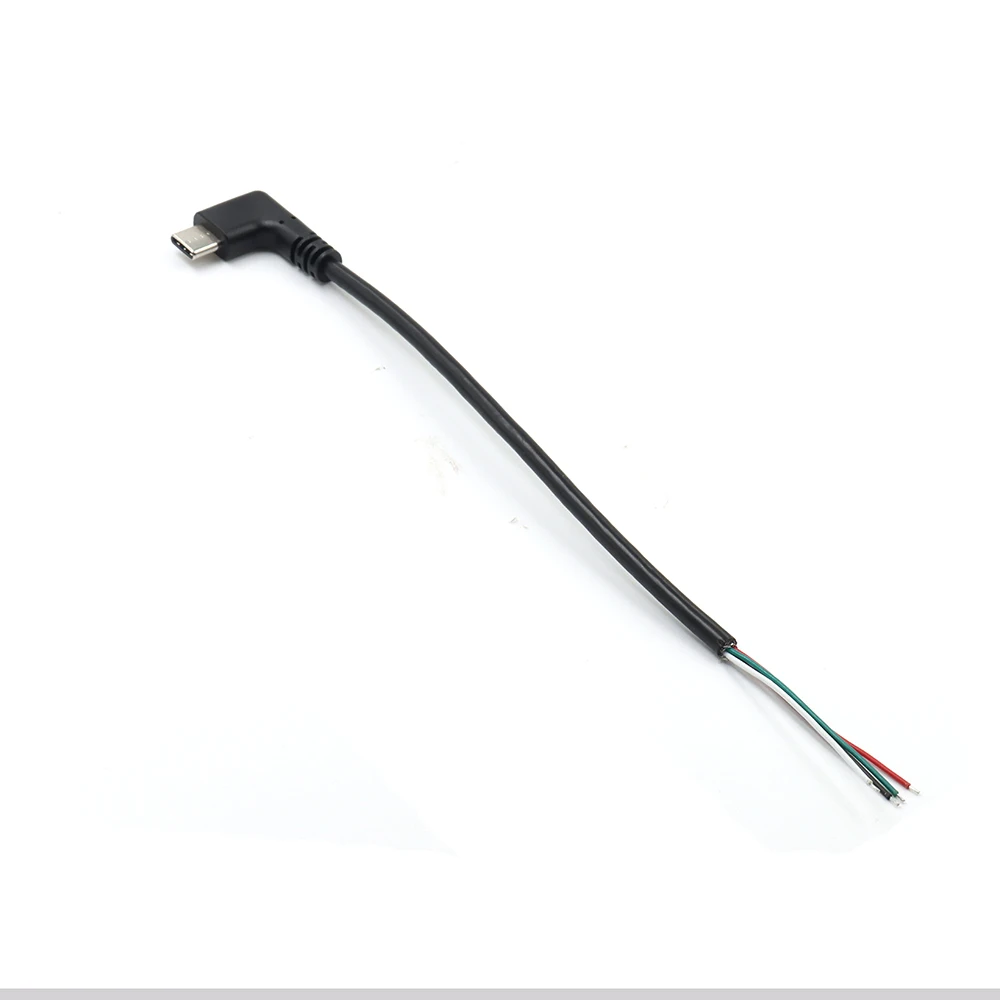 Type C Cable Right Angle 90 Degree Cables Usb Tipo C Usb C Pigtail ...