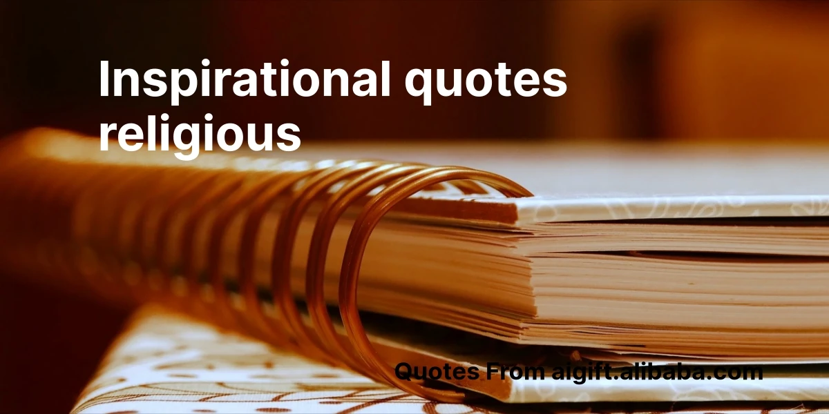 Inspirational Religious Quotes for Faith and Hope