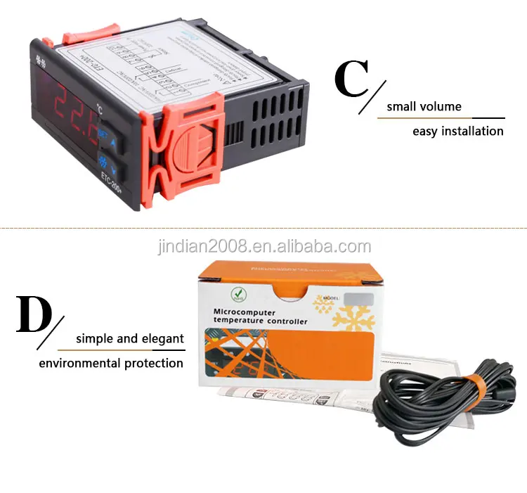 ETC-200+ Refrigerator Thermostat - Intelligent Temperature Control