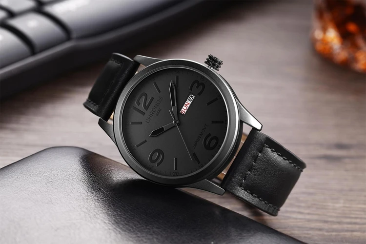 Luxury Brand Chronos Mens Fashion Business Style Quartz Watch With Date ...