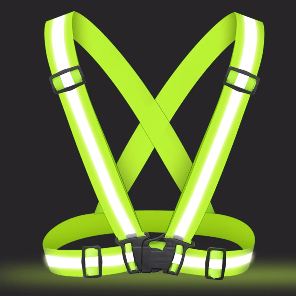 Highlight Reflective Straps Night Work Security Running Cycling Safety ...