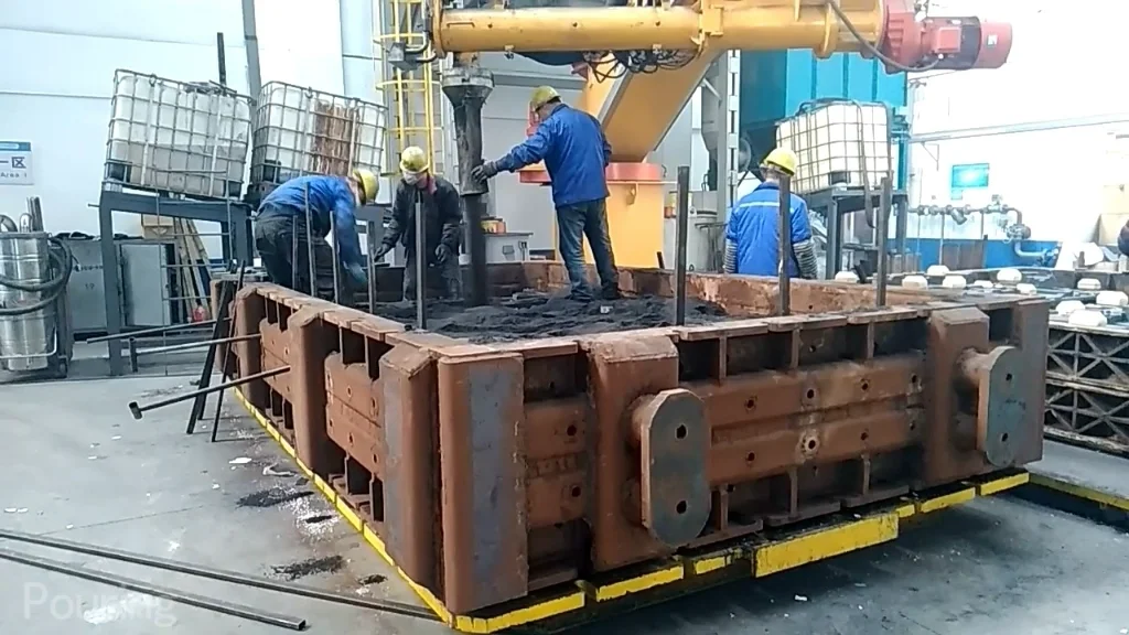 Factory Made Oem Resin Sand Casting Machine Tool Bed Cast Iron Cnc ...