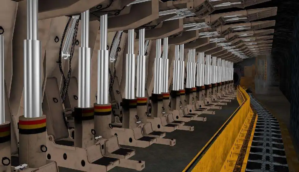 Medium-thickness Seam Hydraulic Support For Coal Mining - Buy Hydraulic ...