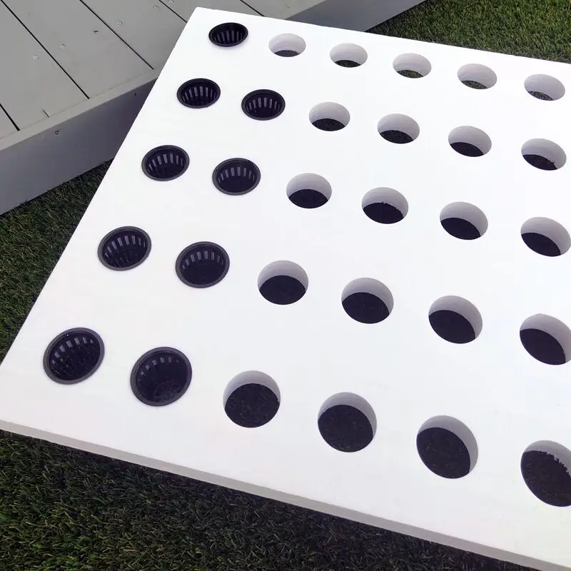 Hydroponic Foam Board - Aquaponics Raft System Design