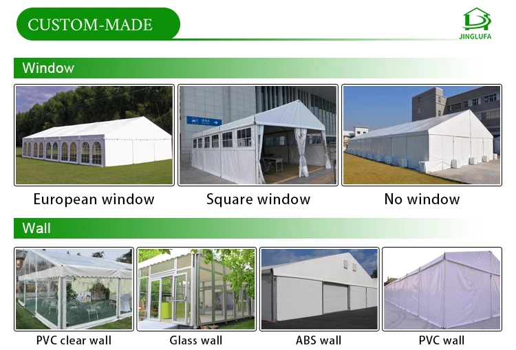 Custom Structure Outdoor Permanent German Gym Hangar Ridge Tent With ...