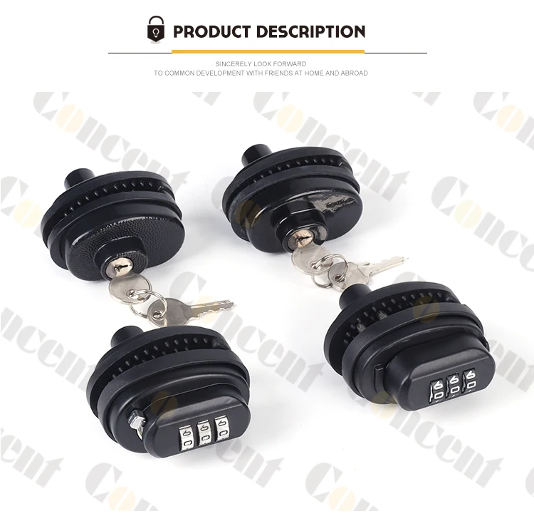 Gun Safe Fits Pistols Lock Black Trigger Gun Lock With 2 Keys For ...