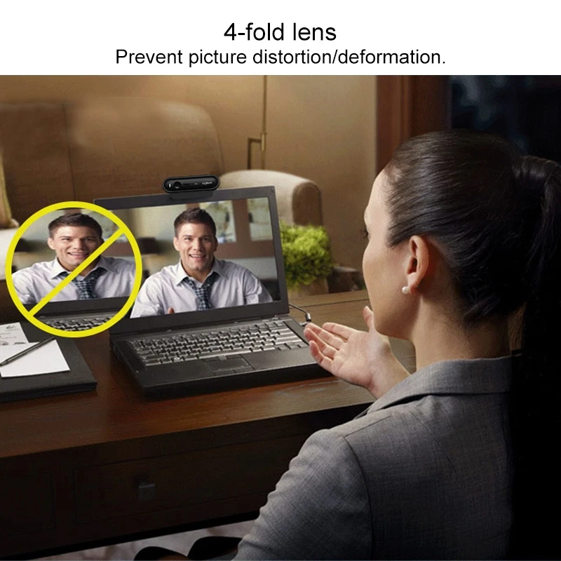 Logitech C270 Hd Webcam 720p Video With Mic & Lighting Correction With ...