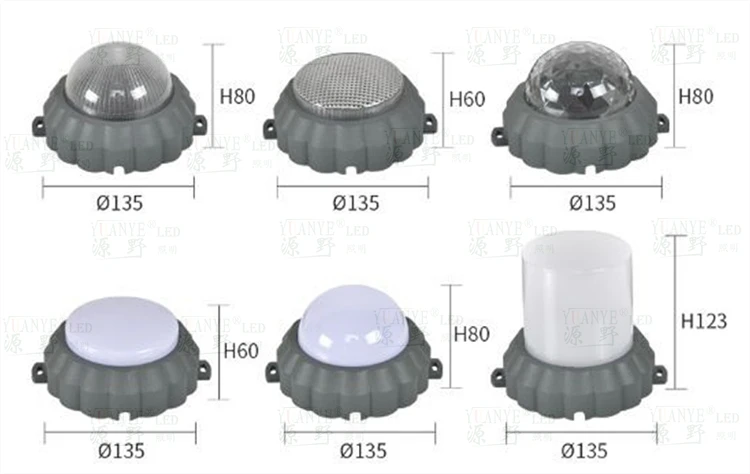 5w 7w 9w IP65 Waterproof LED Point Lights for Road & Signage