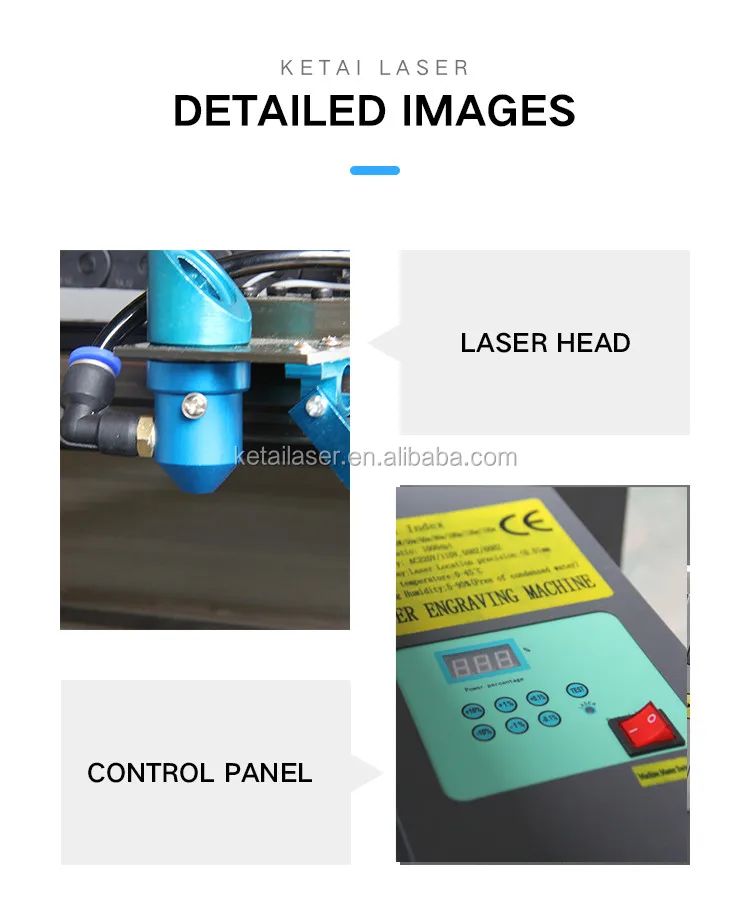 4060 40w/50w Cnc Co2 Portable Small Desktop Mini Laser Engraving ...