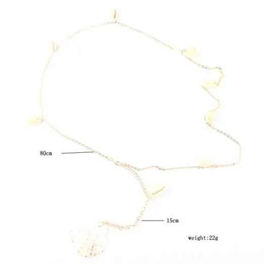 Seashell Waist Chain with Gold Shells & Tassel - Sexy Summer Jewelry