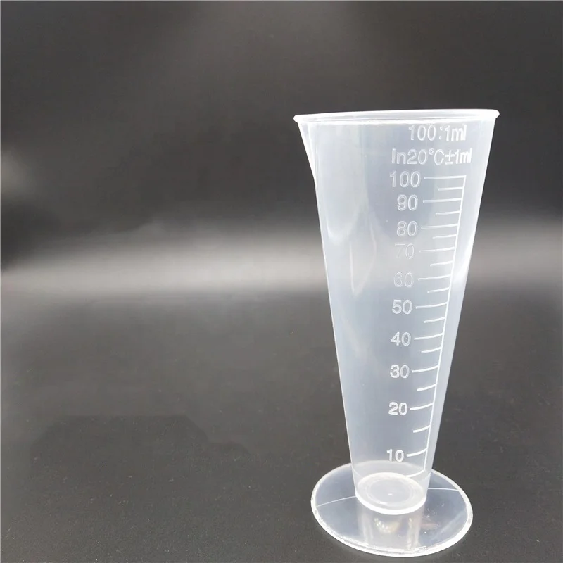 Labs Kitchen Clear Beaker - 100ml Cone Shaped Measuring Cup