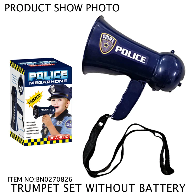 Role Play Policeman Megaphone Kids Police Toys Play Set - Buy Megaphone ...