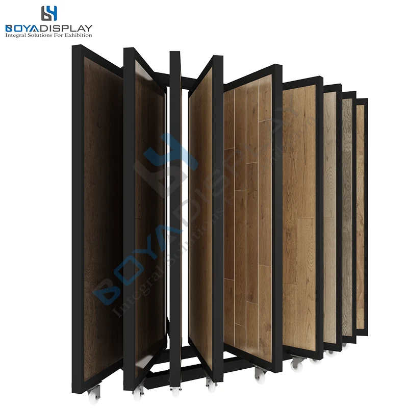Custom Display Rack for Floorings Sample Boards Lvt Flooring Display ...