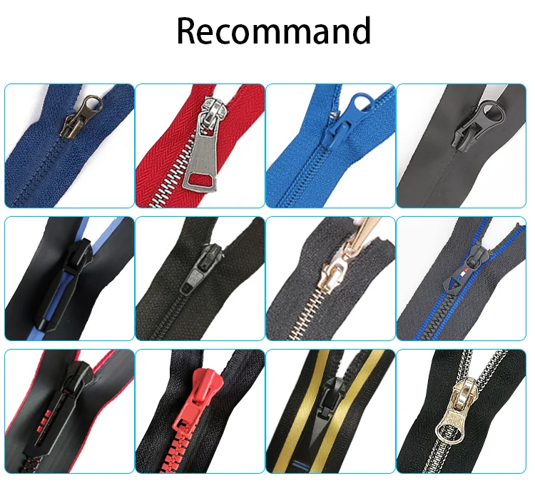 5# 8# Custom Corn Teeth Zipper Open End Waterproof Resin Zipper ...