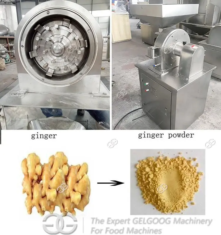 Automatic Dry Ginger Processing Line - Ginger Powder Machine