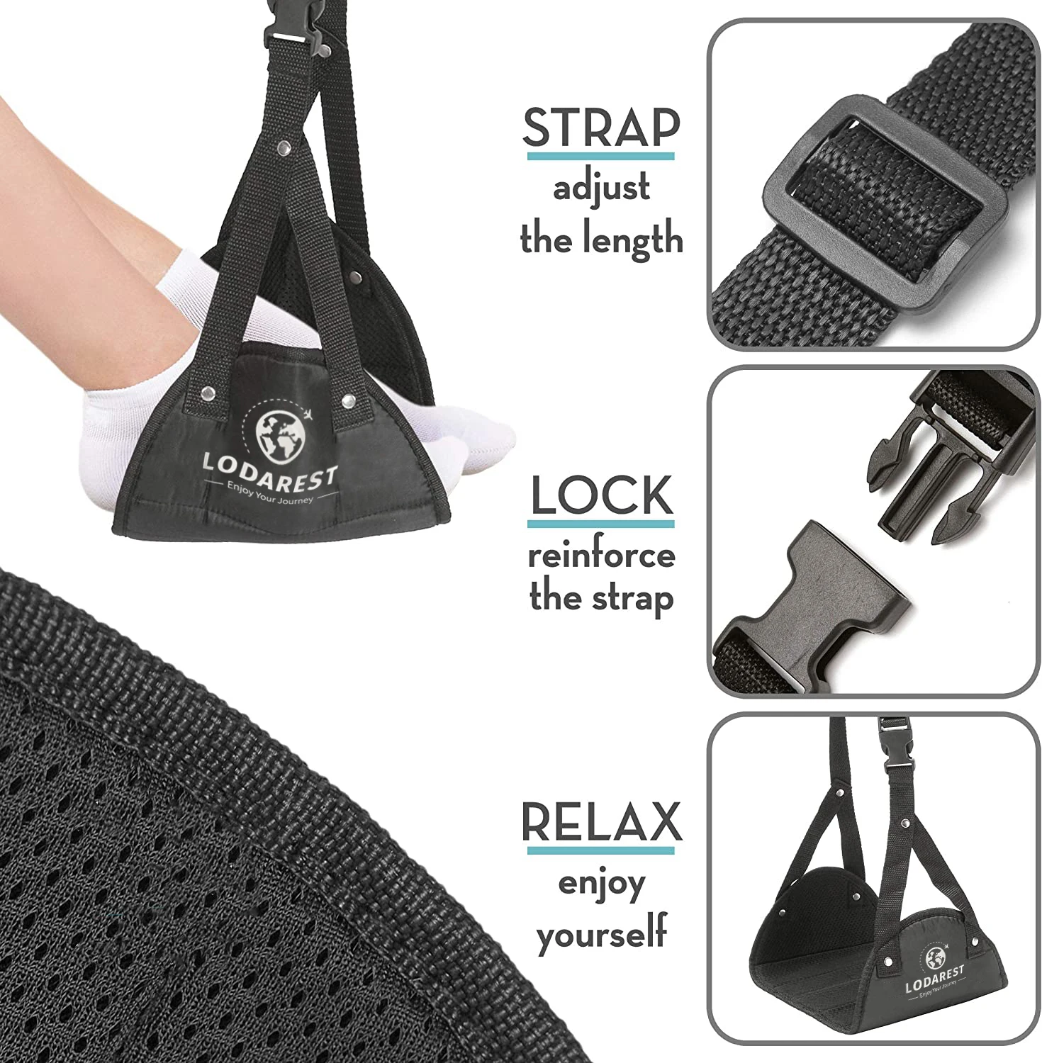 High Quality Custom Portable Travel Footrest Flight Carry-on Office ...
