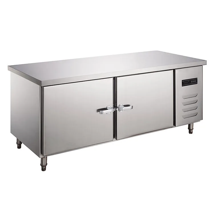 Industrial Work Bench Flat Worktable Fridge Straight Cooling ...