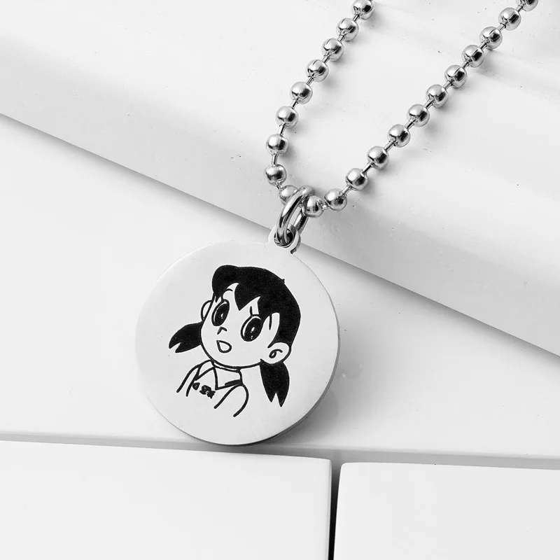 Doraemon Locket - Simple Design of Stainless Steel Necklaces